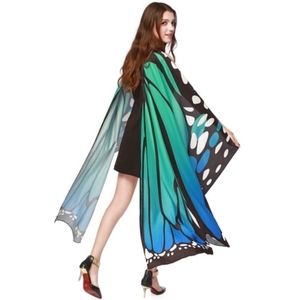 Poshmark @thegreycat | Jackets & Coats | Blue Butterfly Festive Wings ...